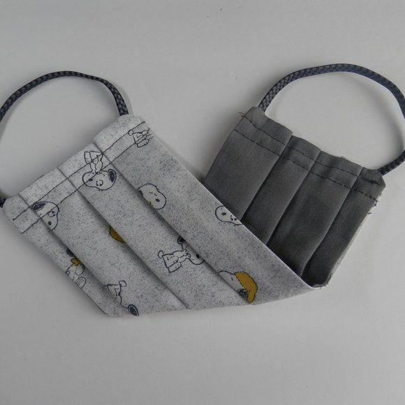 Hand Crafted | Accessories | Snoopy Adult Cloth Reusable Reversible ...